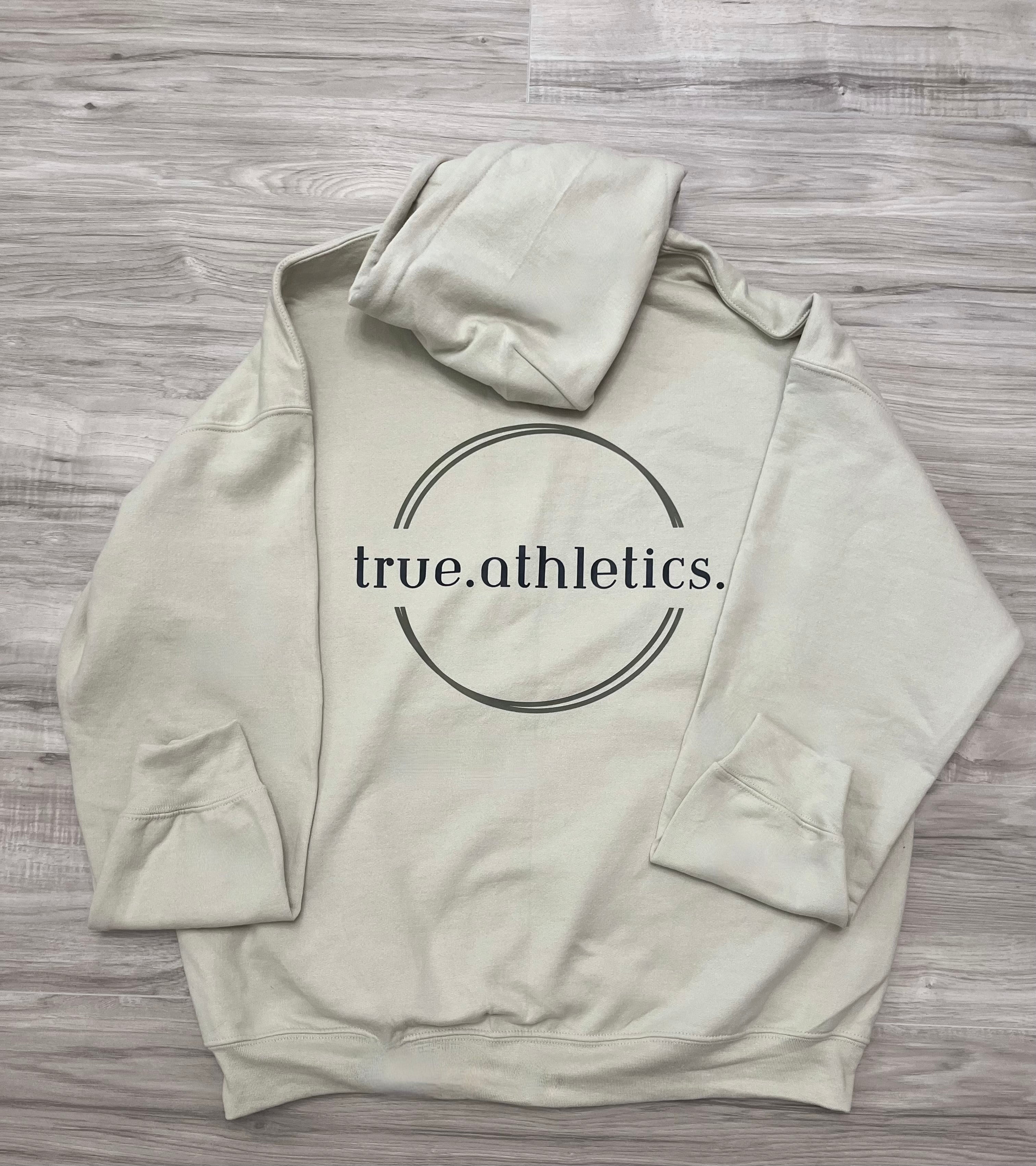 Two tone logo hoodie – Open.And.True.